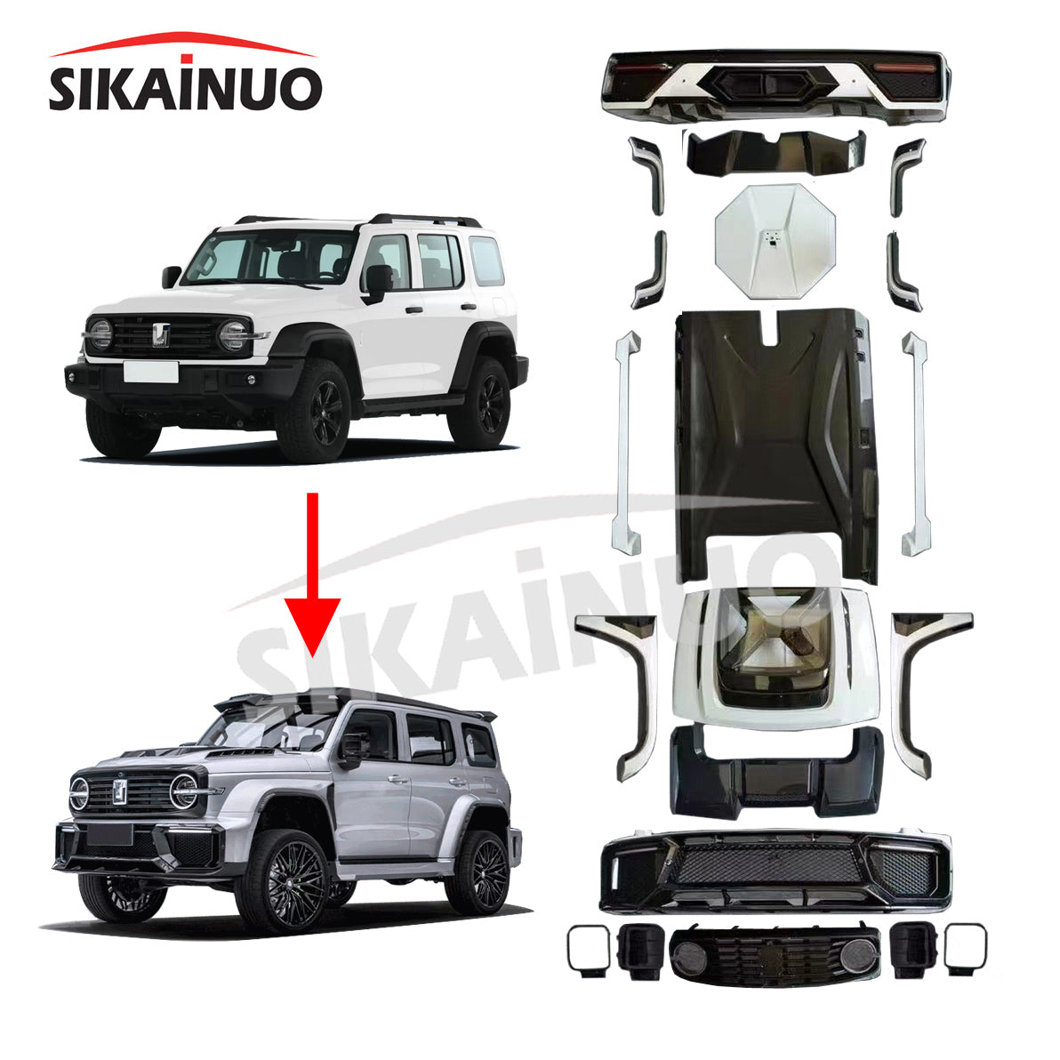 Body Kit Mars City For GWM Tank 300